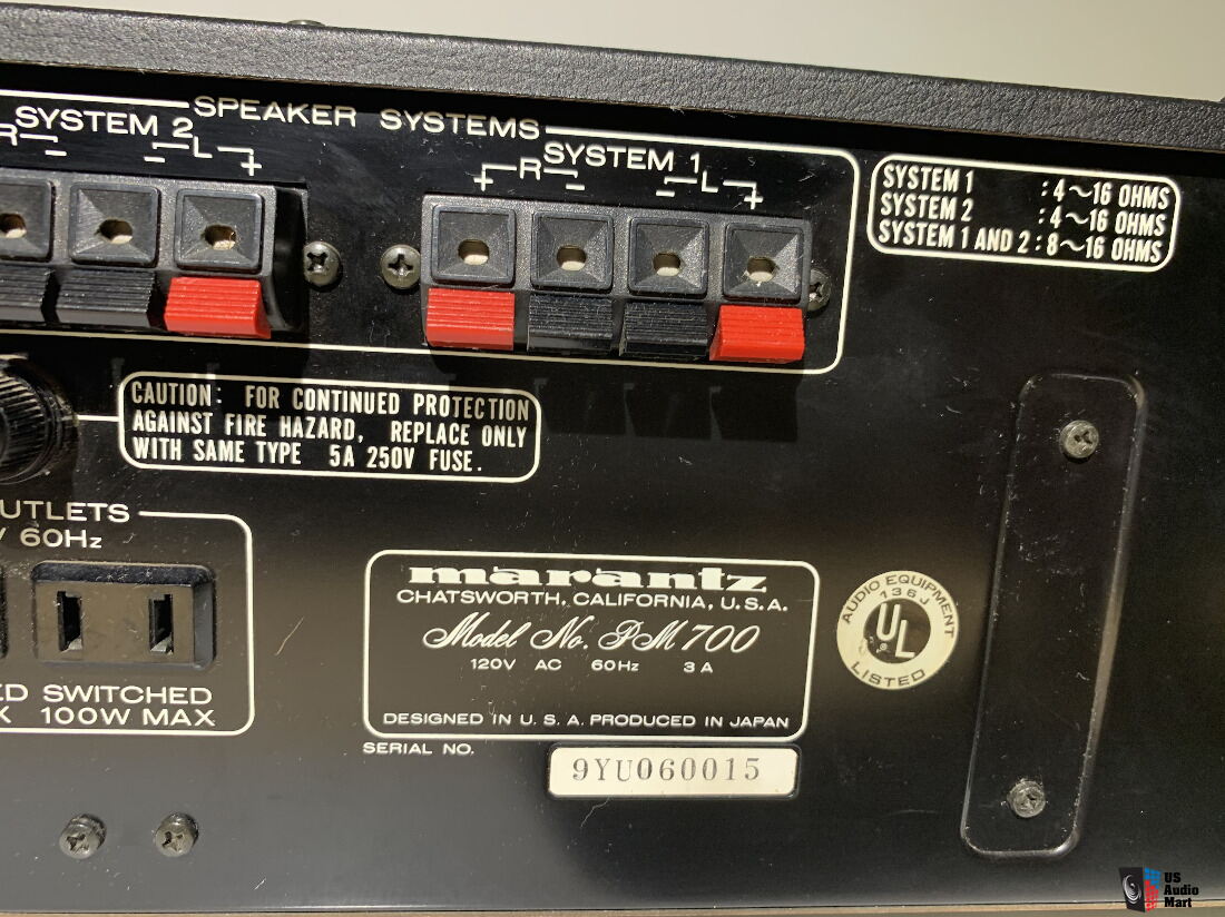 Marantz PM 700 DC Integrated Amplifier - Excellent Condition - New Caps ...