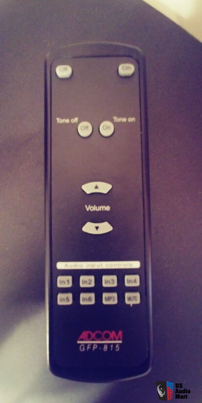 Adcom GFP-815 preamplier Photo #2660427 - US Audio Mart