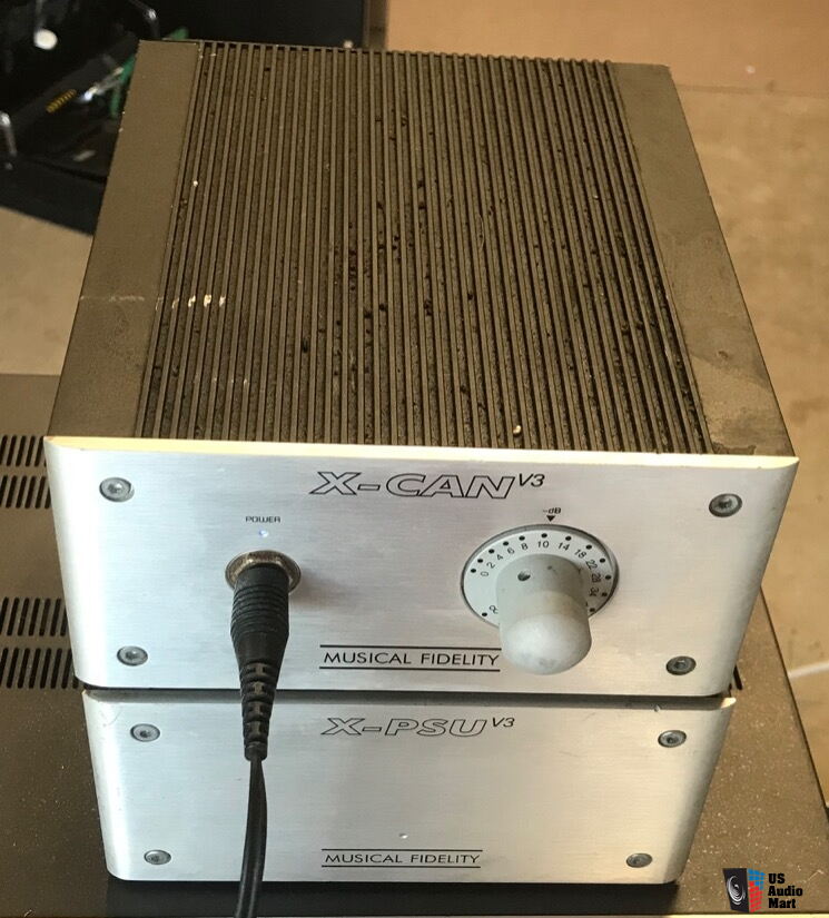 Musical Fidelity X-CAN V3 & X-PSU V3 headphone amp Photo #2665535 ...