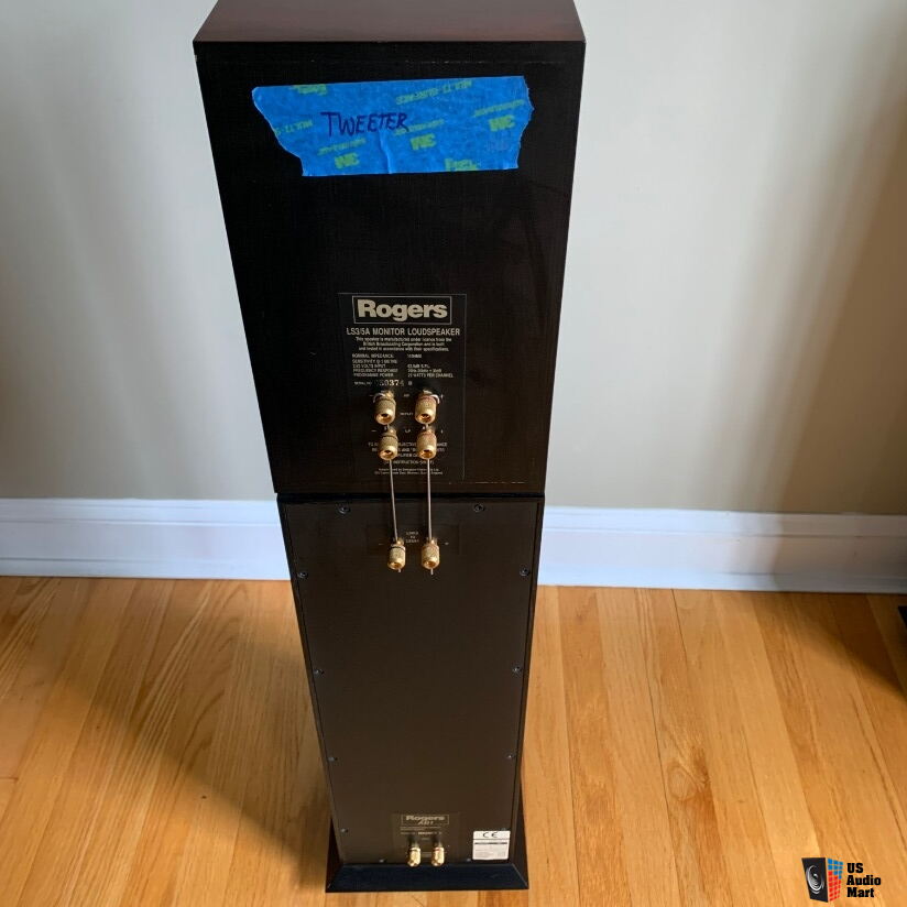 Rogers LS3/5a Speakers (Rosewood/Black Grills) with AB1 integrated ...