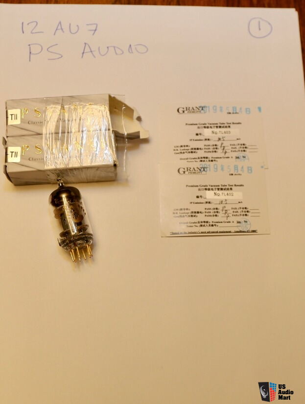TUBES FOR PS AUDIO BHK PS Audio Psvane 12 AU7 2 PAIRS For Sale - US ...