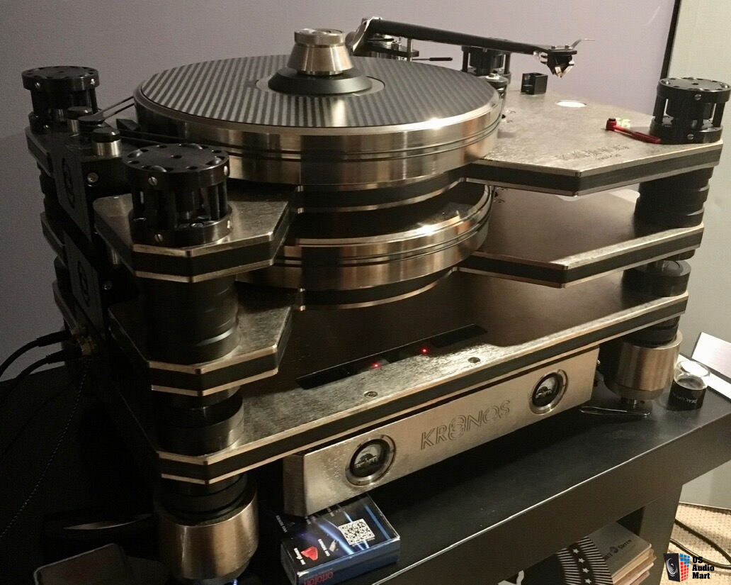 Kronos Pro Turntable w/Black Beauty Arm & SCPS Power Supply Photo ...