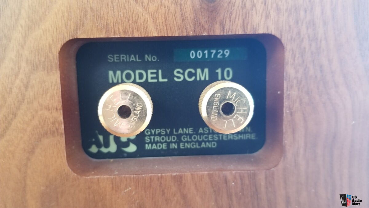 ATC SCM 10 Monitor Loudspeakers Walnut Photo #2682409 - US Audio Mart