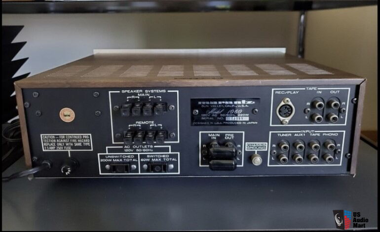 Marantz model 1060 Stereo Integrated Amplifier - Highly sought version ...