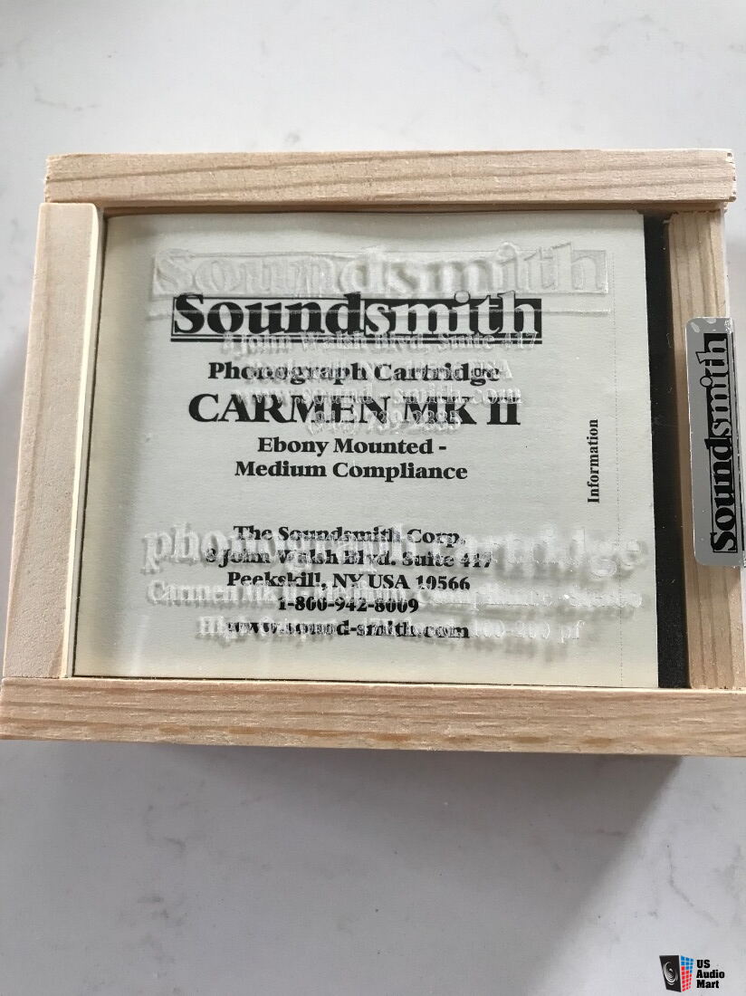 SoundSmith Carmen II Phono Cartridge- Like new Photo #2690562 - US ...