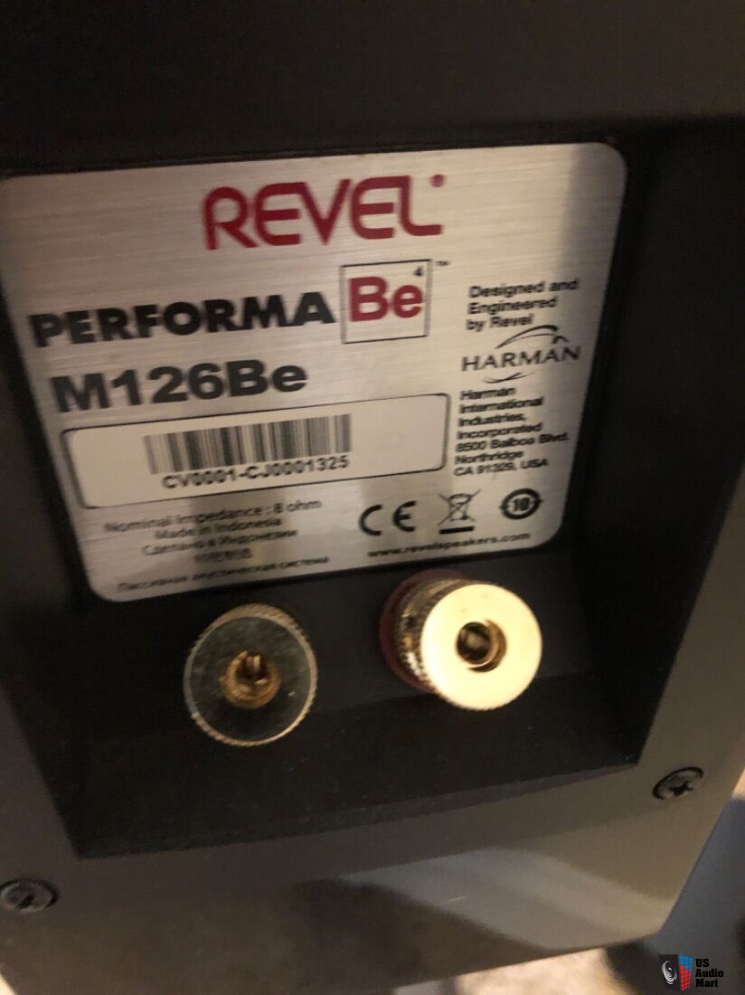 Revel M126Be Gloss Black w/ Factory Stands Photo #2692524 - US Audio Mart
