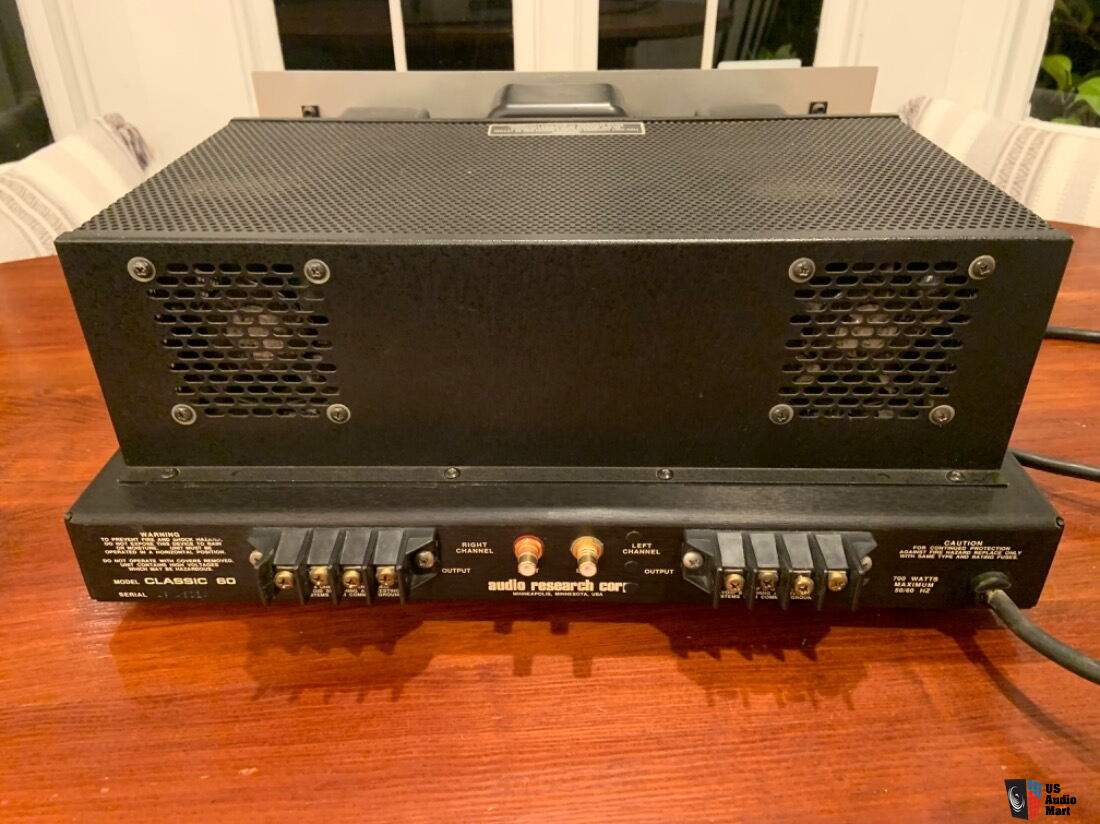 Audio Research Classic 60 Tube Amplifier REDUCED Photo #2692743 ...