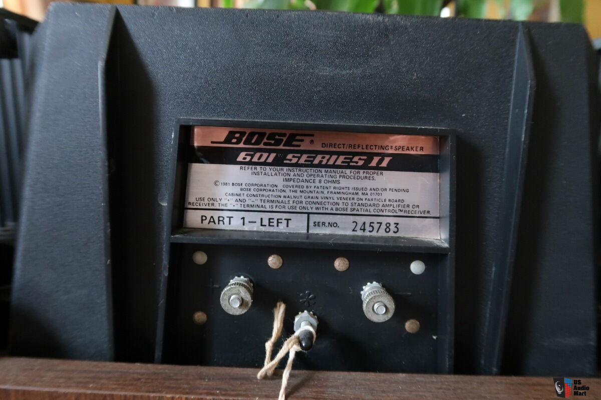 Bose 601 Series II Audiophile Speakers Made in USA All Woofers Re ...
