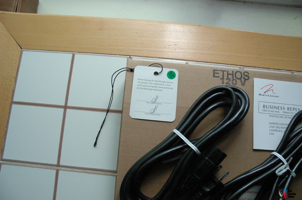 Martin Logan Ethos Electrostatic loudspeaker pair Photo #2696525 - US ...