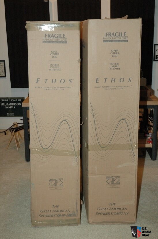 Martin Logan Ethos Electrostatic loudspeaker pair Photo #2696535 - US ...