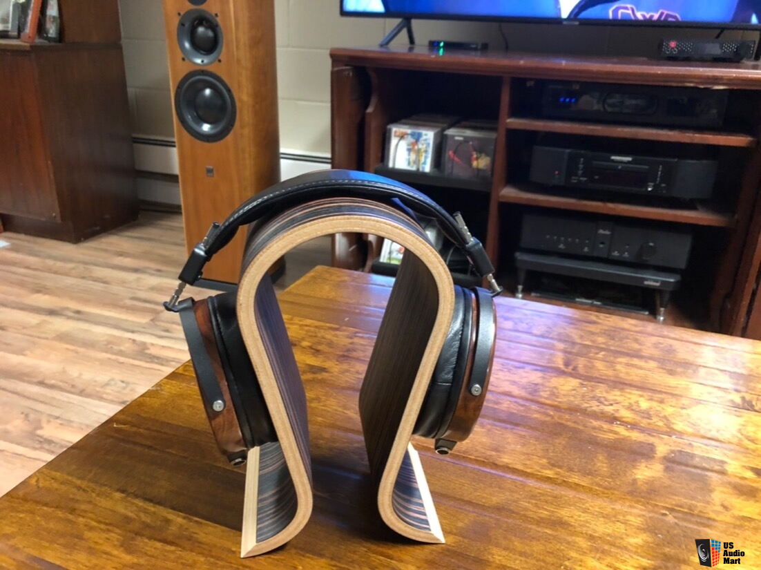 Audeze LCD-2 w/Fazor, Rosewood and Sieveking Sound "Omega" Stand For ...
