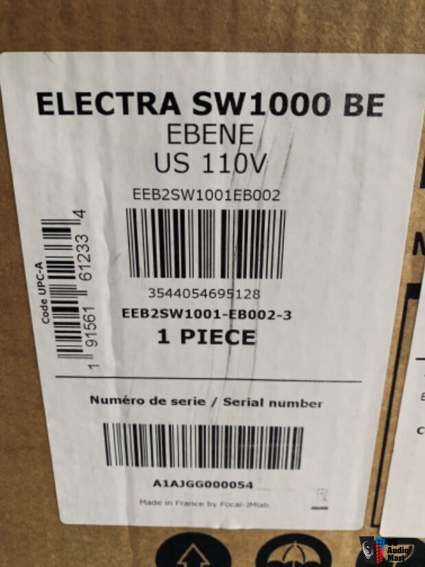 Focal Eelctra SW1000BE2 Subwoofer Finished in Ebene! Photo #2697975 ...