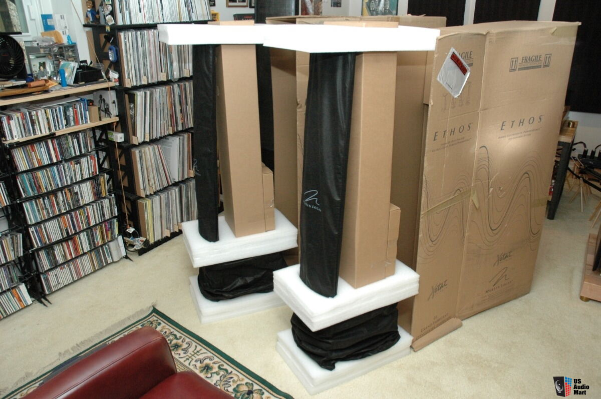 Martin Logan Ethos Electrostatic loudspeaker pair Photo #2698390 - US ...