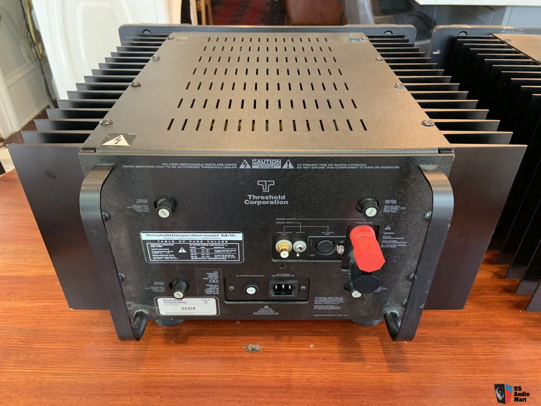 Threshold SA-10E Monoblock Power Amplifiers - Extremely Rare!! Photo ...