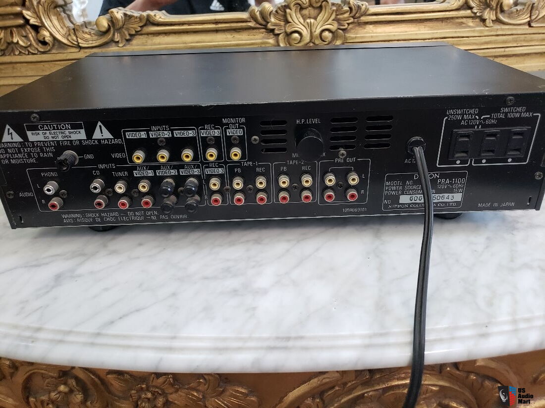 Denon PRA-1100 and POA-2200 Preamp and Amp Photo #2698632 - US Audio Mart
