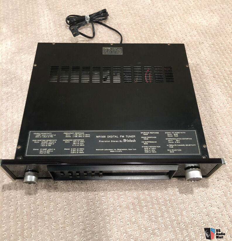 McIntosh MR500 FM tuner MR-500 Photo #2710895 - US Audio Mart