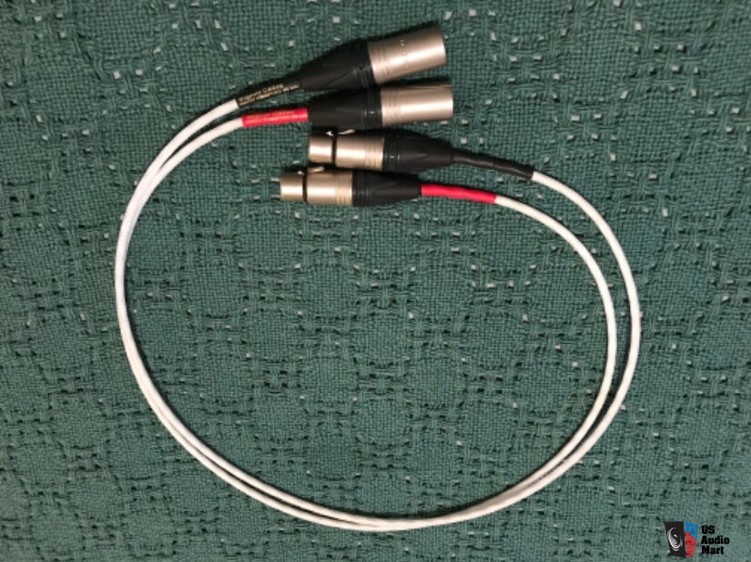 Signal Cable Silver Resolution XLR 3ft pair For Sale - US Audio Mart