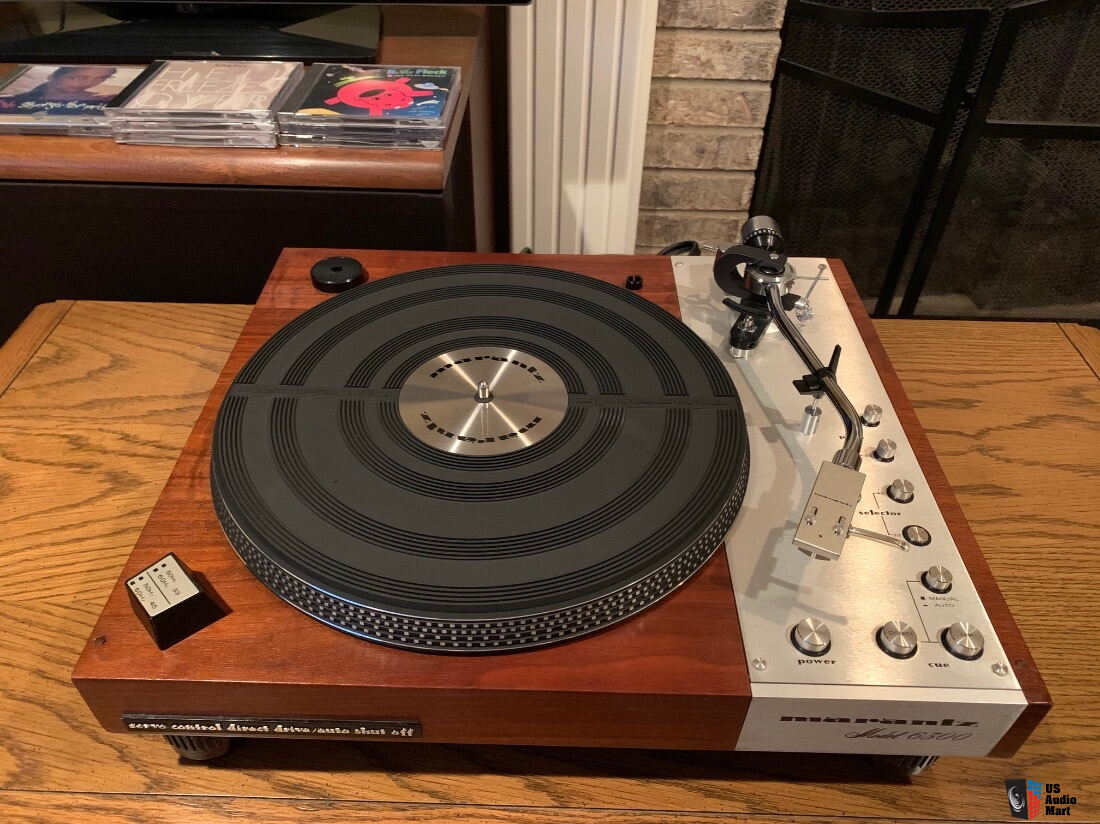 Vintage Marantz Turntable Record Player Model 6300 w Denon MC Cartridge ...