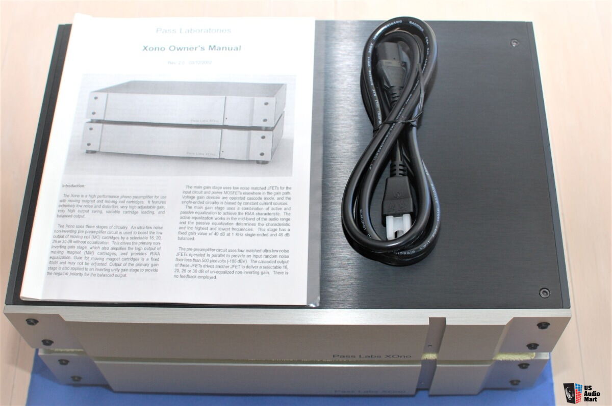 Pass Labs - Xono 2-chassis phono preamp Photo #2717251 - US Audio Mart