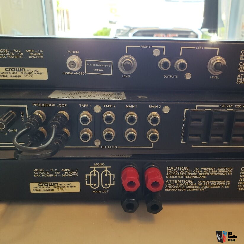 Audiophile - GOLD - CROWN Power Line - TWO STRAIGHT LINE- TWO FM- TWO ...
