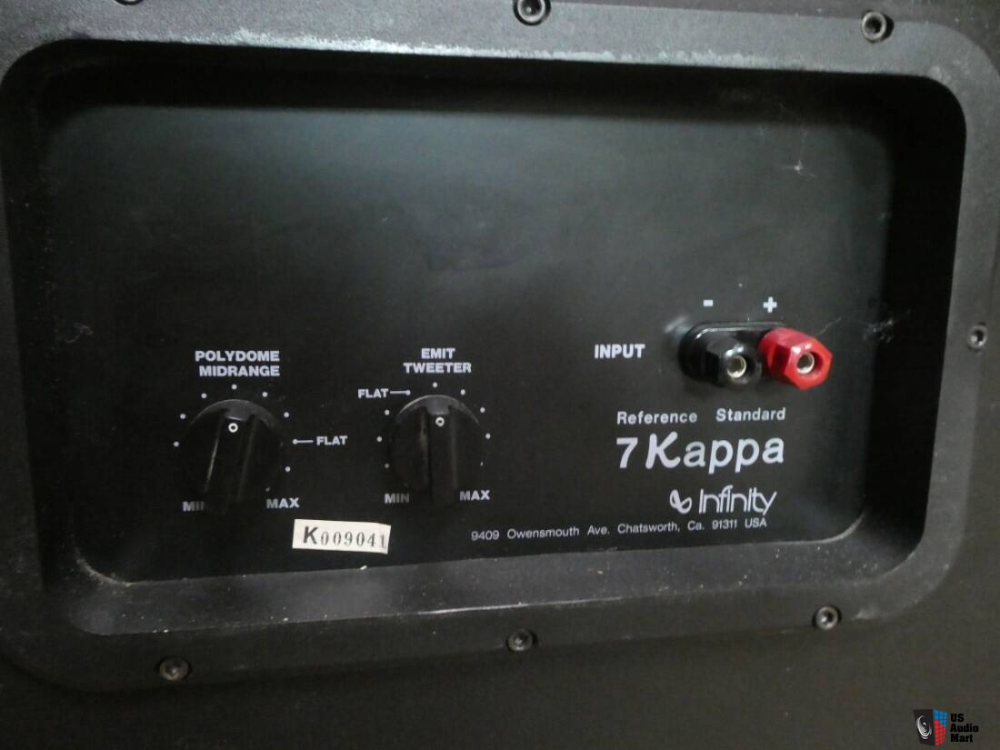 Infinity Kappa 7 speakers refurbished and updated crossovers Photo ...