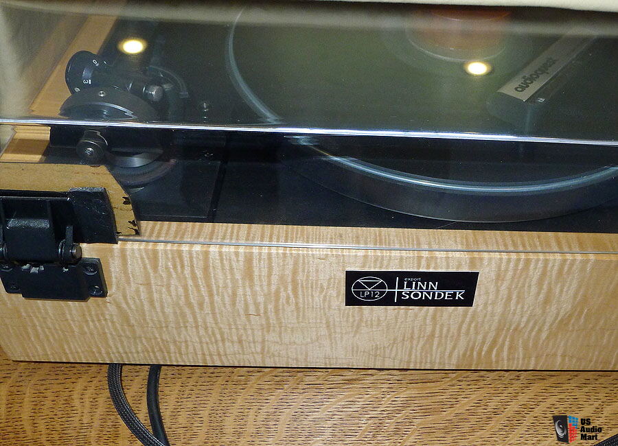 Linn LP 12, Torlyte sub-chassis, solid 1" tiger maple plinth- etc Photo ...