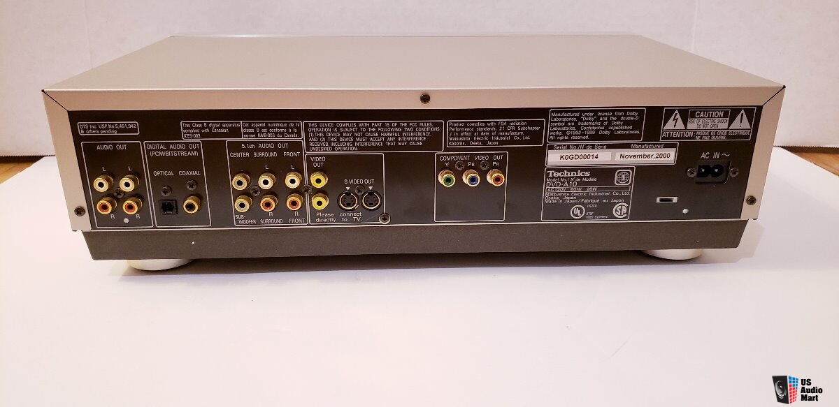 Technics DVD-A10 DVD-Audio player Photo #2724791 - US Audio Mart