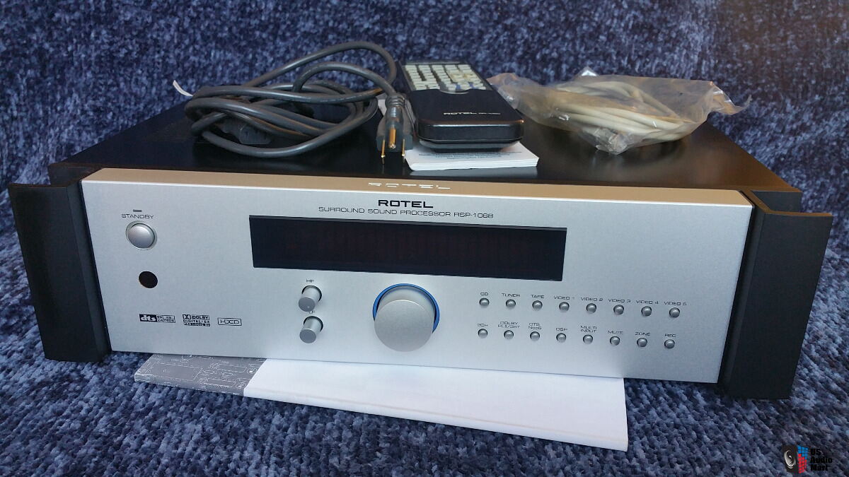 Rotel RSP-1068 Surround Preamp/Processor (Silver) w/ Box, Manual ...