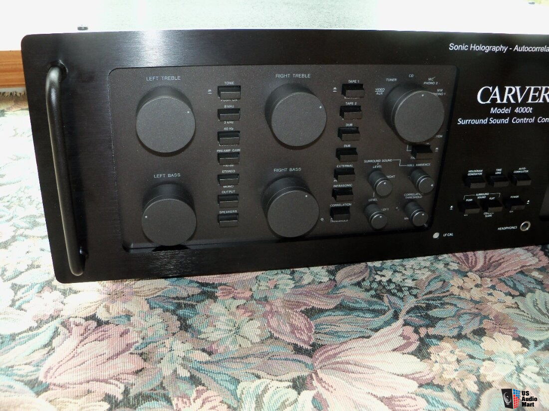 Carver 4000 T Surround Sound CONTROL CONSOLE Bench Tested Nice! Photo ...