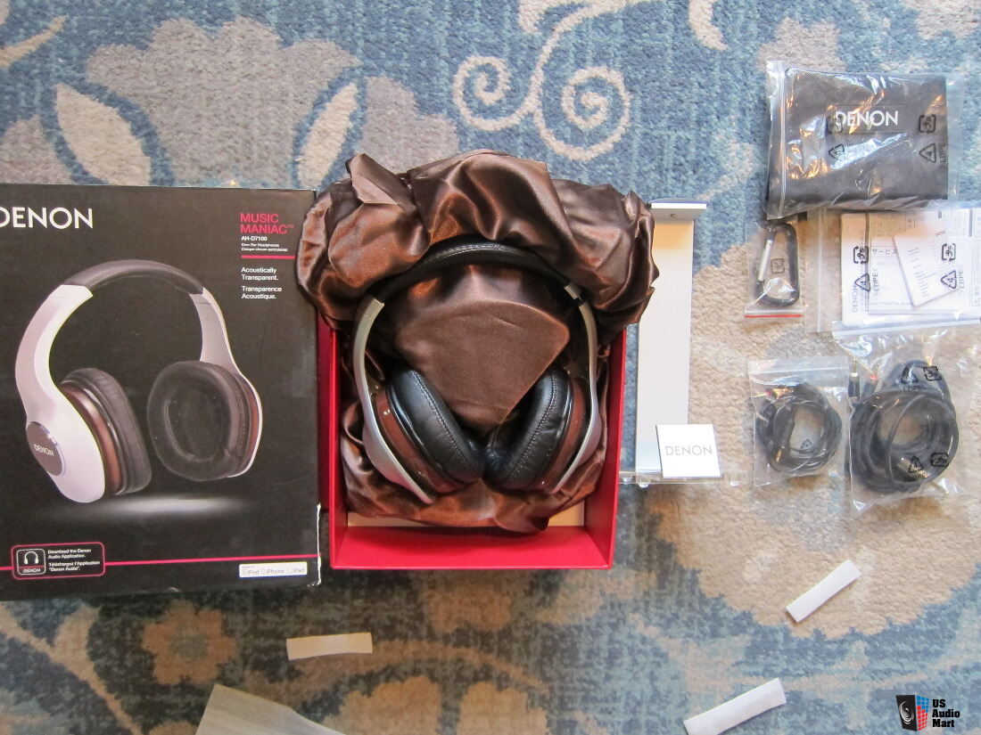 Denon AH-D7100 Top Line Headphones, Box, packing, 2 Cables, Excellent ...