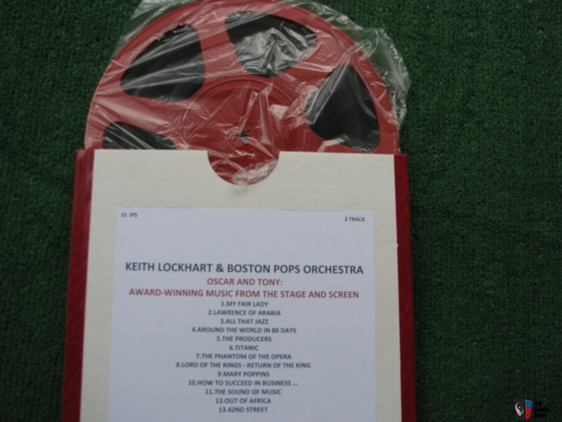 Keith Lockhart & Boston Pops Orchestra 2 track 15 ips Master copy Photo ...