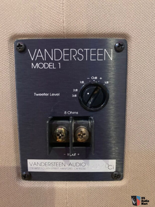 Vandersteen 1Ci with Sound ANCHOR Stands - EXCELLENT IN BOXES - Walnut ...