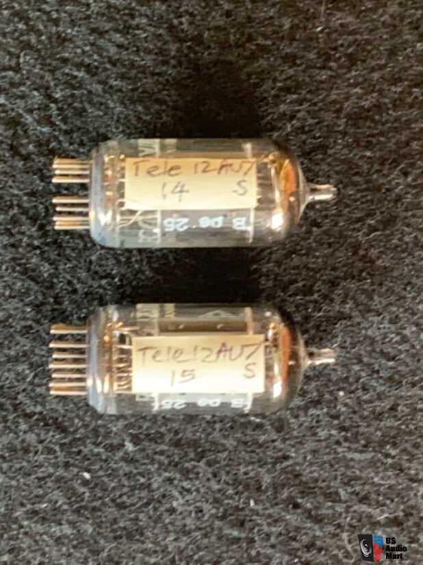 Telefunken 12AU7/ECC82 Tubes (4 pcs, Smooth Plates, vintage Made In ...