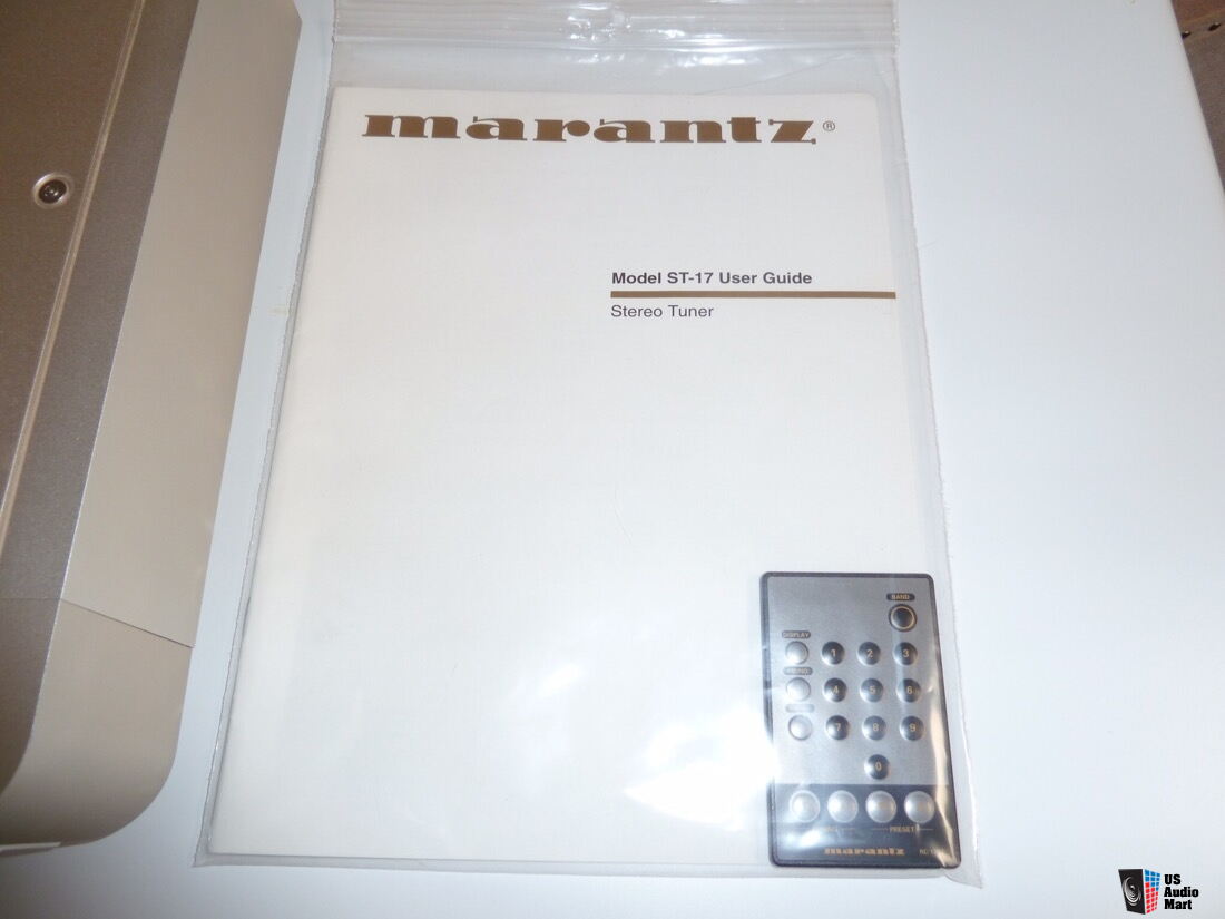 Marantz ST-17 Tuner - Ex. Cond w/ Remote, Box, Manual ( Silver/Gold ...