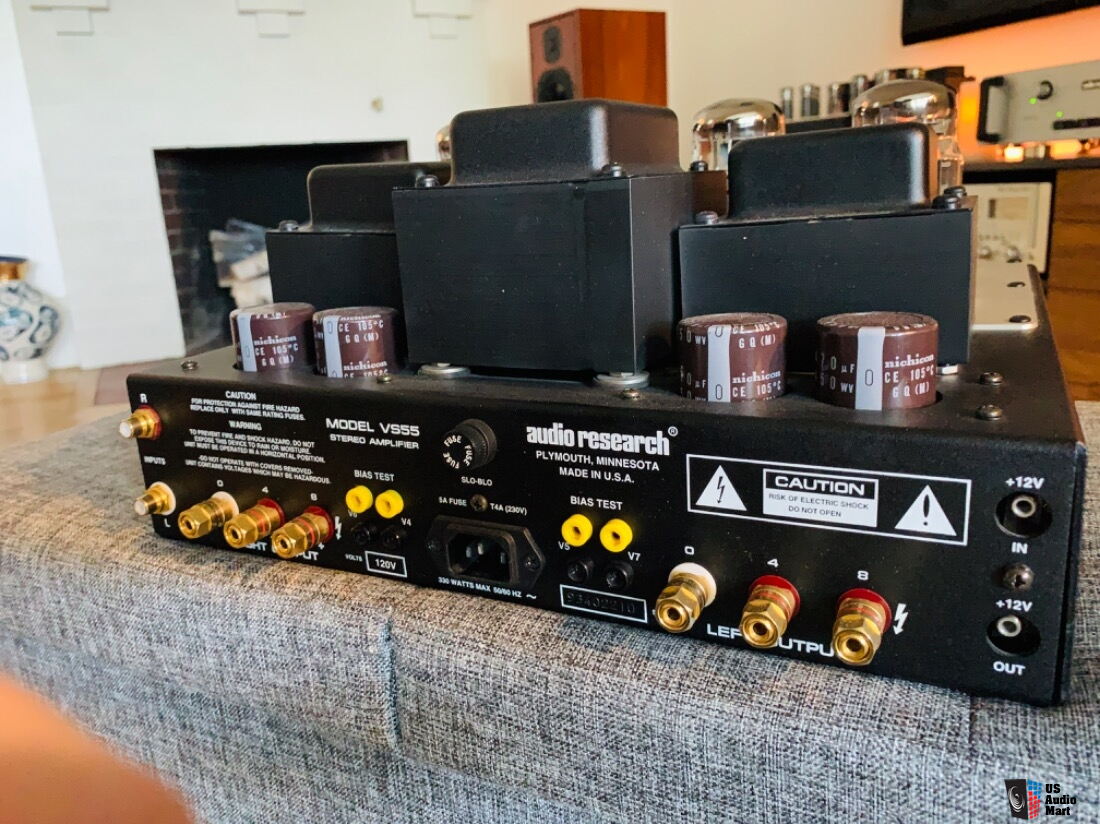 AUDIO RESEARCH VS55 Tube Amplifier ARC VS-55 With Matched Quad Of KT120 ...