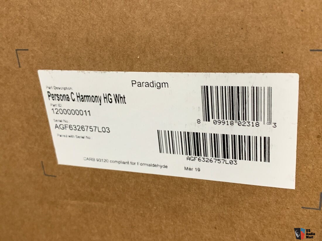 Paradigm Persona Center Photo #2743817 - UK Audio Mart