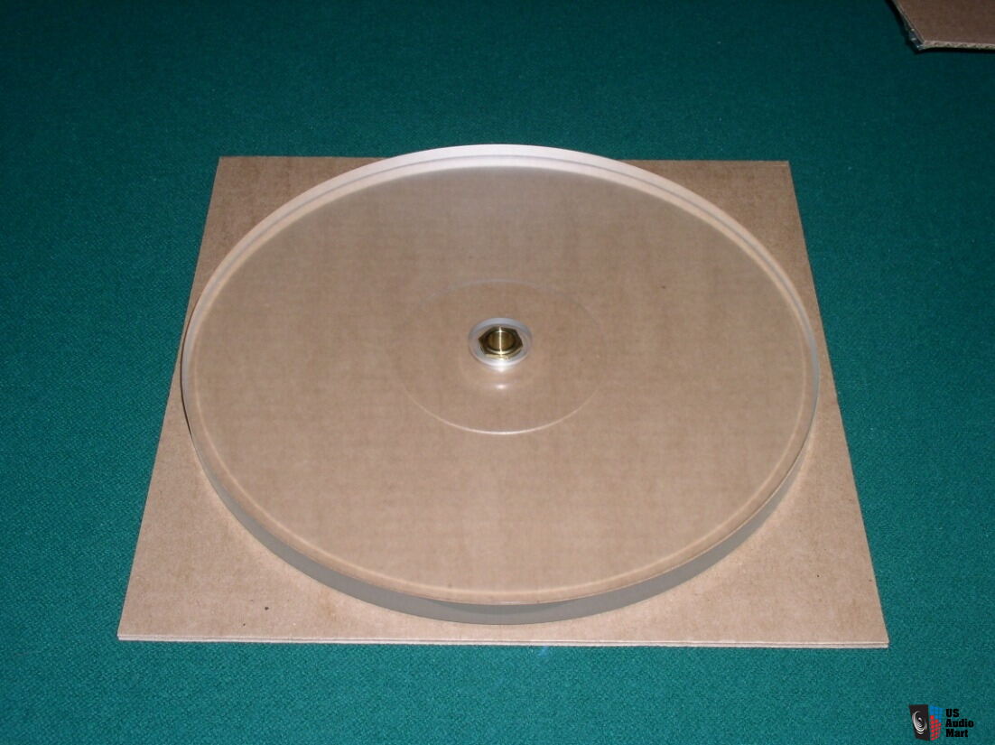 Fluance Reference Frosted Acrylic Turntable Platter for RT82-85 ...