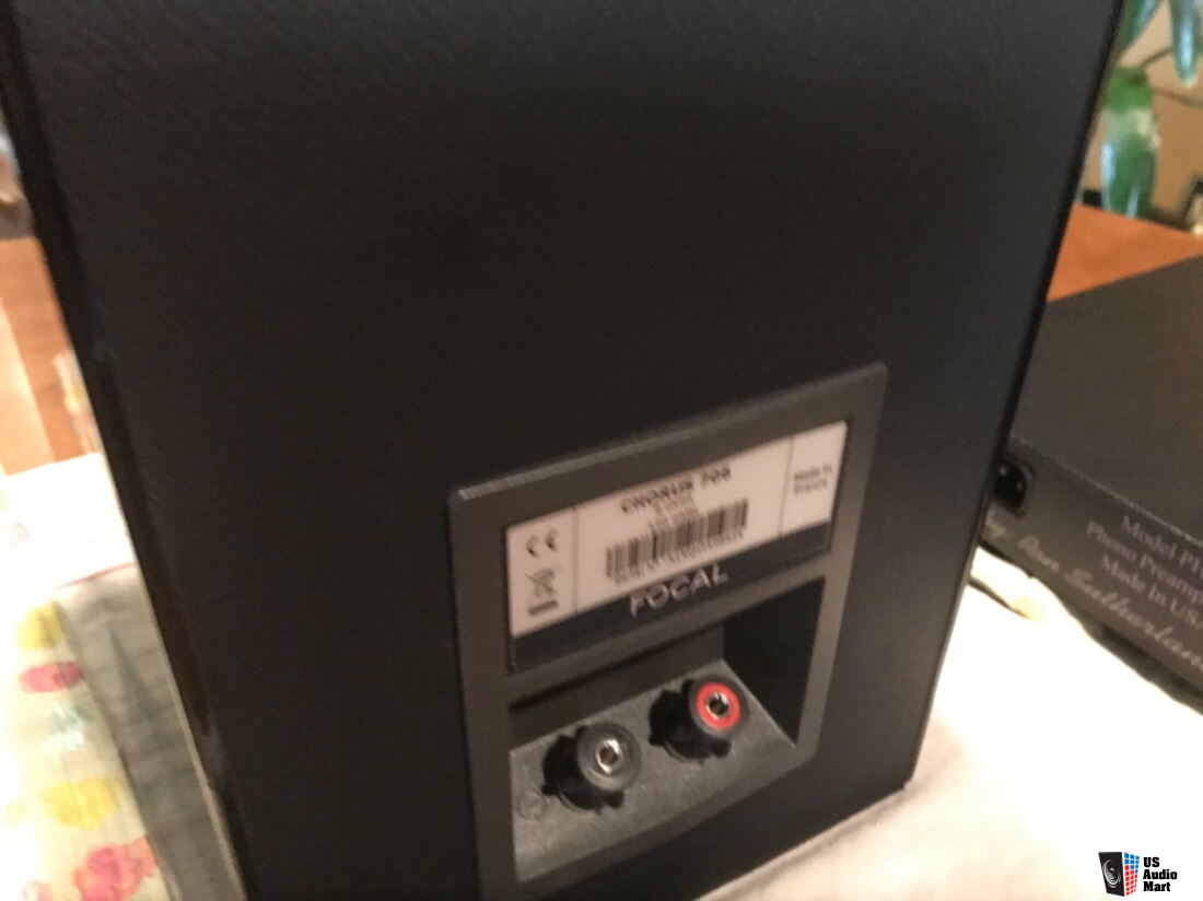 Focal Chorus 706 Stand mount speakers in Black Photo #2756924 - US ...