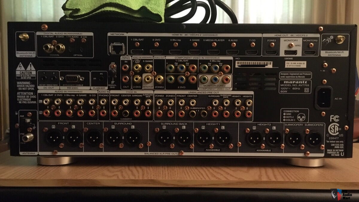 Marantz AV7703 11.2 channel prepro *REDUCED Photo #2766355 - UK Audio Mart