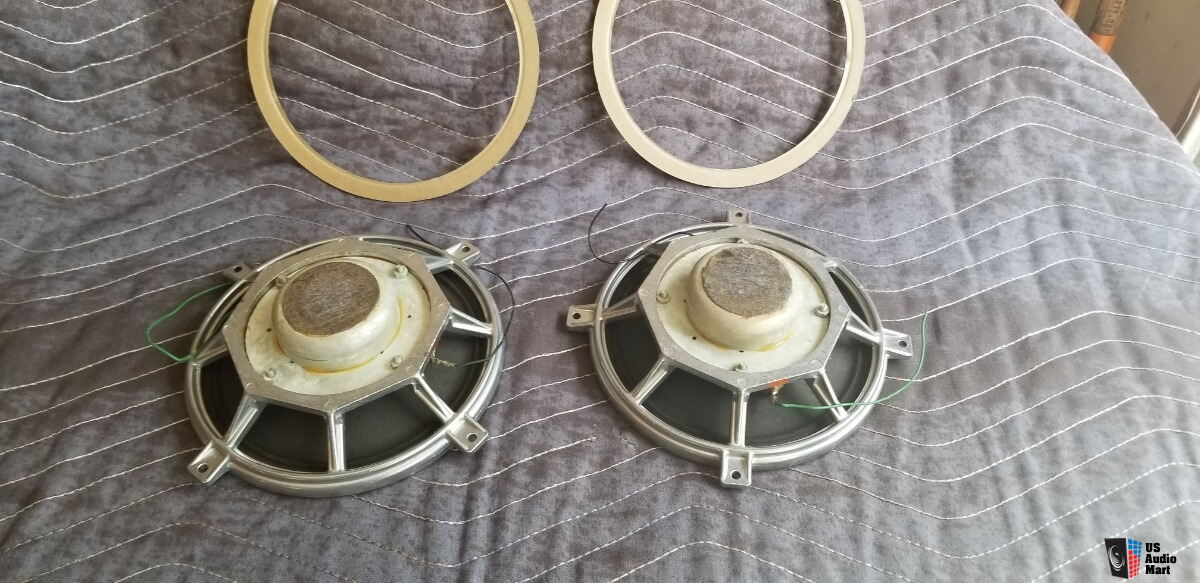 1959 16 ohm Ampex / JBL 8" signature midrange/ full range speakers ...