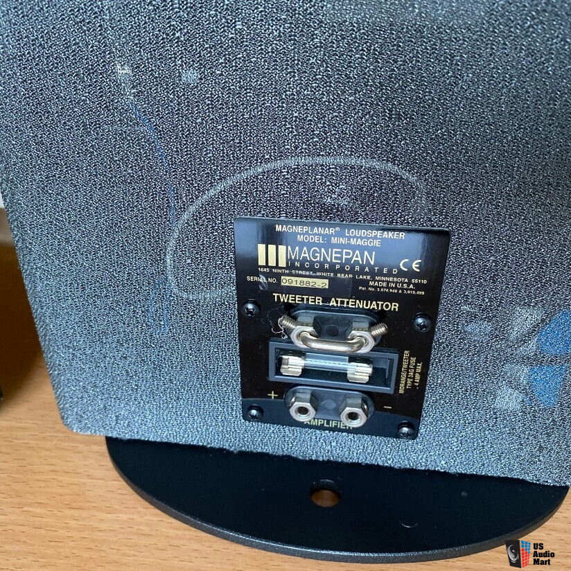 Magnepan MINI MAGGIE RIBBON Speaker System 40Hz-40KHZ, in elegant DARK ...