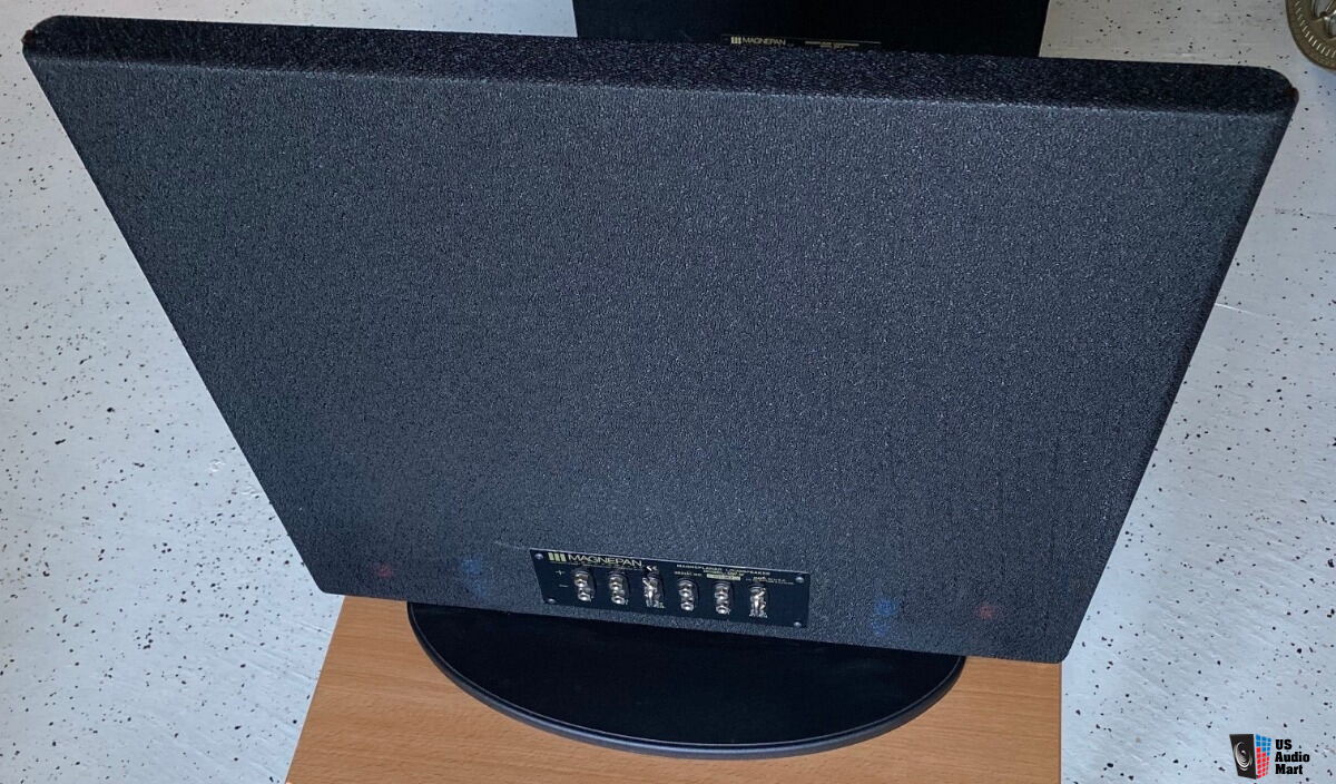 Magnepan DWM - DUAL WOOFER Magnepan Bass Panel in BLACK/CHERRY - 2 ...