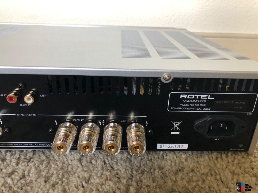 Rotel RB-1572 2-Channel Stereo Amplifier Photo #2776559 - US Audio Mart