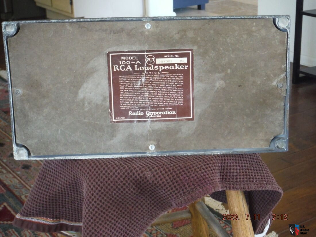 RCA of America - RCA Model 100 Vintage Loudspeaker (1928) in minty ...