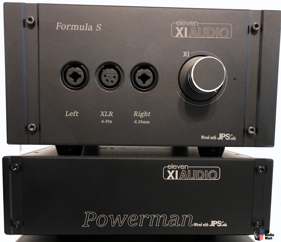 Eleven XIAUDIO Formula S Headphone Amplifier + Powerman Power Supply ...