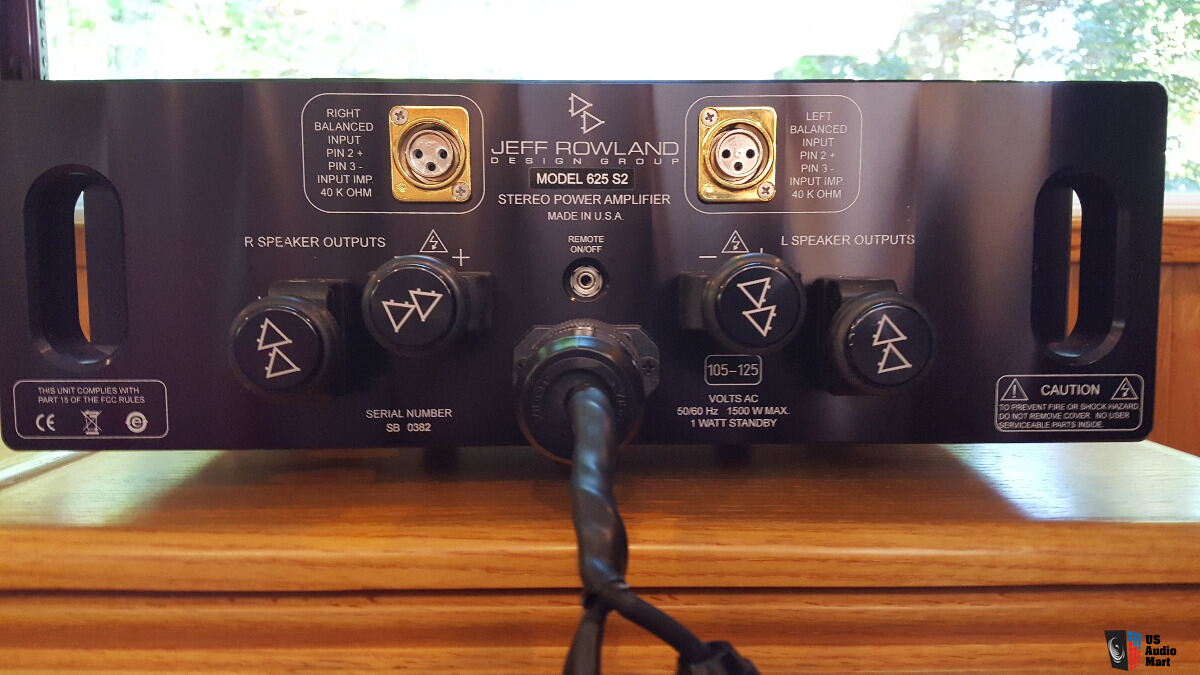 Jeff Rowland 625S2 Stereo Amplifier PRICE REDUCED! Photo #2787800 - US ...