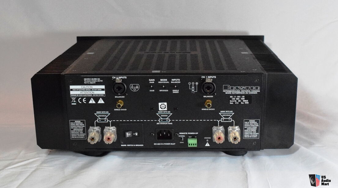Bryston 4B3 Cubed Power Amplifier Photo #2801968 - US Audio Mart