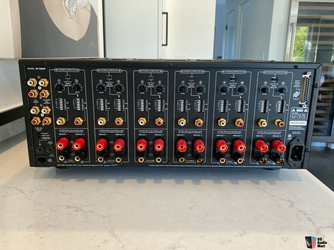 Niles SI-1260 12 channel power amplifier, save 70% off original $2,550 ...