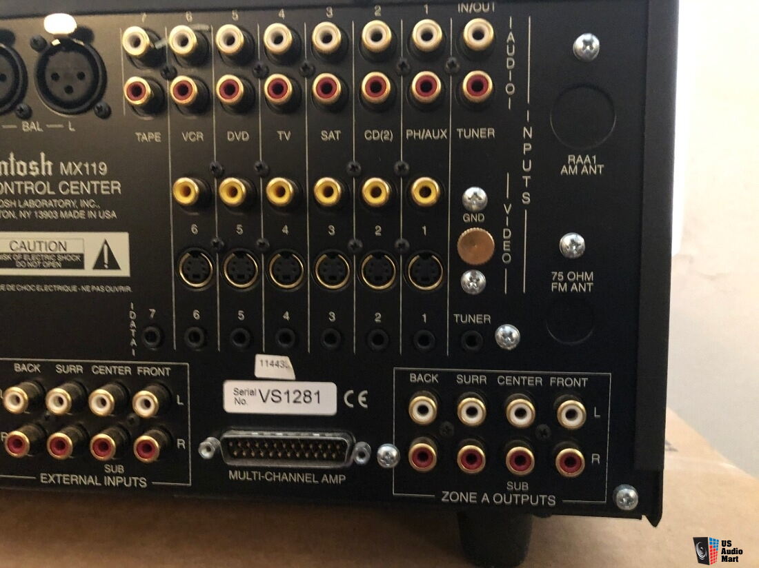 McIntosh MX119 A/V Control Center with Phono Pre-amp Photo #2804259 ...