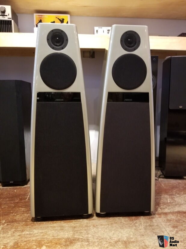 Meridian DSP7000 Digital Active Loudspeaker System Silver w/ Cables ...